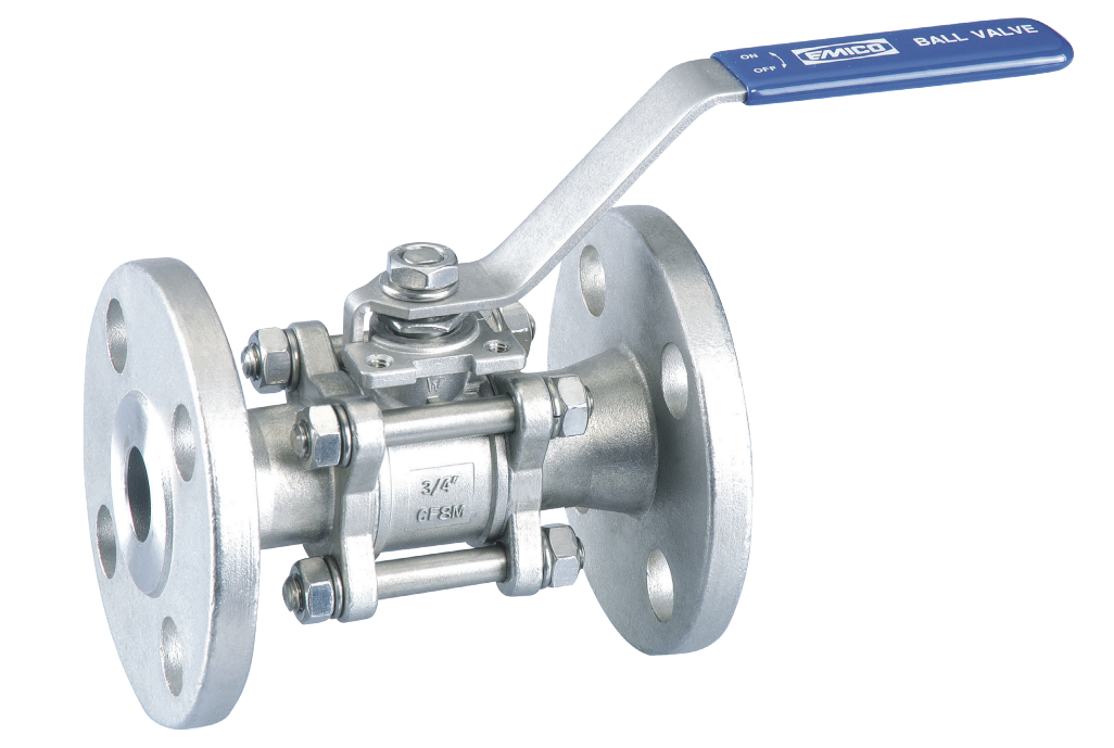 3-PC Flanged End Ball Valve – Ichinose Emico Valves (S) Pte Ltd